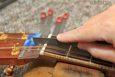 The nut and frets’ relationship – Lucknow Guitar Garage for repairs